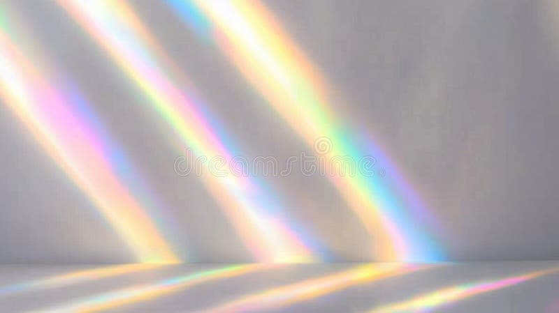 Rainbow Refraction Overlay Texture with Holographic Flare and Natural ...