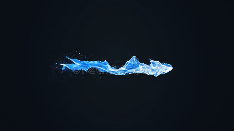 Vibrant Blue Flame Effect Background for Dynamic Visuals Stock ...