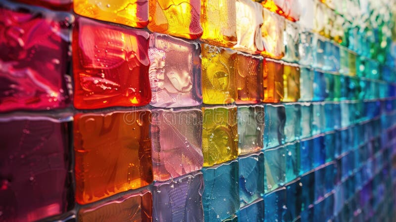 Colorful Stained Glass Background - Abstract Multicolored Texture Stock ...