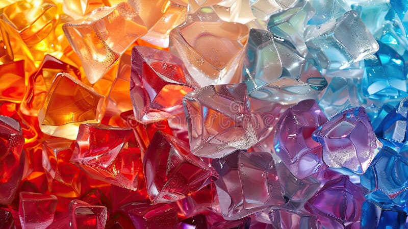 Colorful Stained Glass Background - Abstract Texture for Vibrant ...