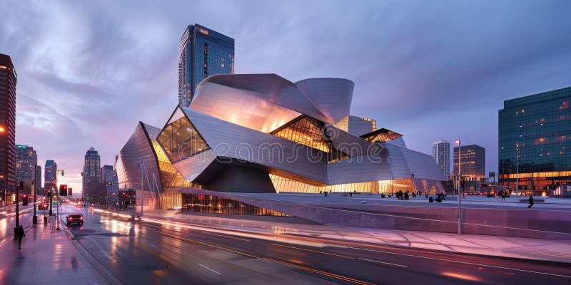 A Visually Stunning Modern Architectural Masterpiece Captured in a ...