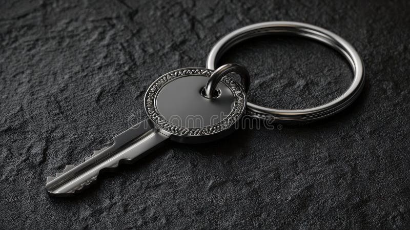 A Stunning Image of Keychain Mockup Key Chain Mock Up Design. Stock ...