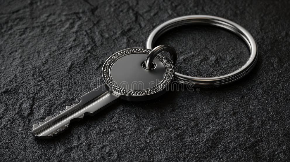 A Stunning Image of Keychain Mockup Key Chain Mock Up Design. Stock ...