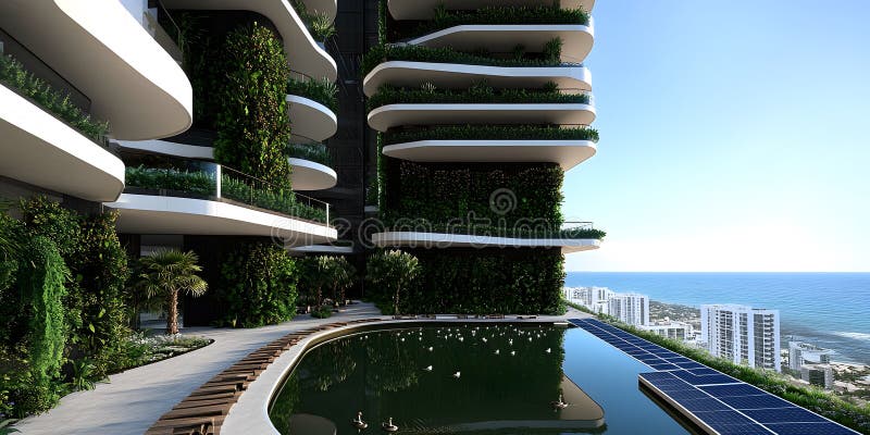 Modern Eco Friendly Luxury Condo Building with Ocean View Rooftop Pool ...