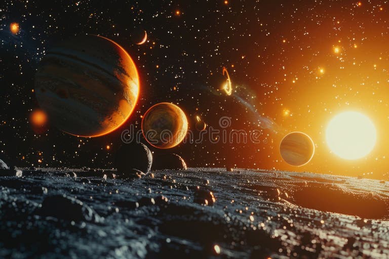 A Stunning Image of Multiple Planets in the Vastness of Outer Space ...