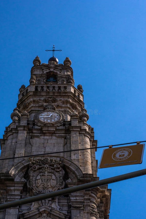 Stunning Image of an Old Clock Tower, Adorned with a Traditional Cross ...
