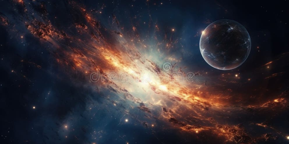 A Stunning Image of a Planet in a Space Setting, Perfect for Science ...