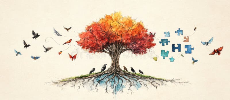 Tree of Connectivity: Animal and Object Symbolism Depicting Community ...