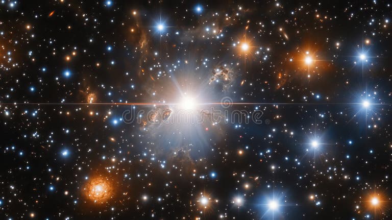 Stunning Image of a Pulsar Emitting Light Surrounded by a Dense Star ...