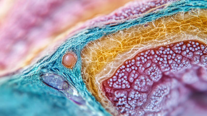 Exploring the Intricate Details of Colorful Microscopic Layers. this ...