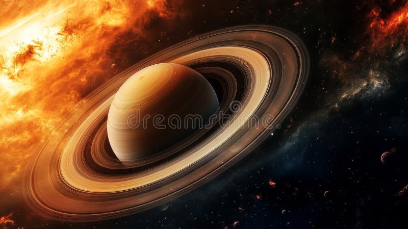 Stunning Image of Saturn Highlighting Its Majestic Rings and Rich ...