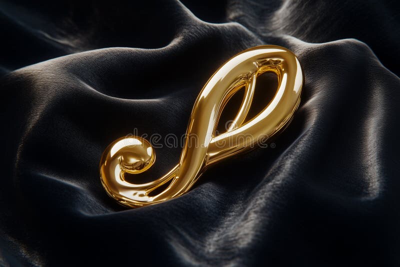 Elegant Gold Musical Note Design Stock Illustration - Illustration of ...