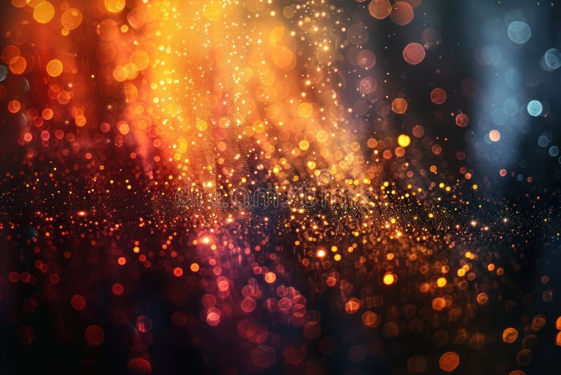 Prism Light Leak Texture with Lens Flare on Abstract Bokeh Background ...