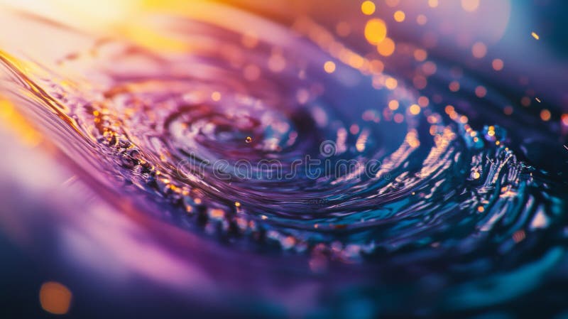 A Mesmerizing Whirlpool of Colors and Light. this Vibrant Image ...
