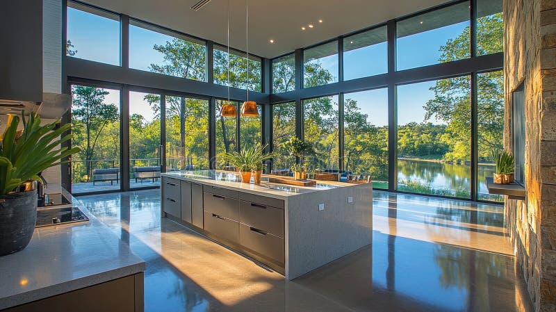 Sleek & Sustainable: Modern Kitchen Design in Stunning Architectural ...