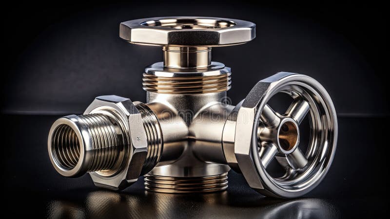 HighQuality Polished Chrome Pipe Fitting a Showcase of Industrial ...