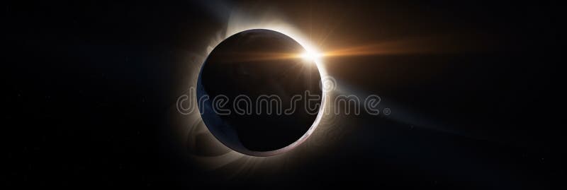 A Stunning Image of a Solar Eclipse, with the Moon S Shadow Visible ...