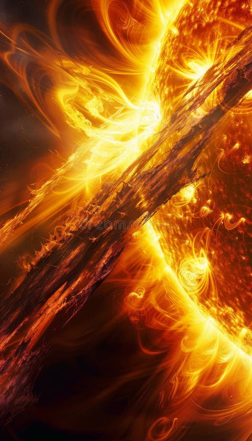 Stunning Image of the Sun S Surface Showcasing Intense Plasma Bursts ...