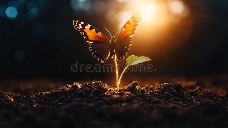 Emergence of Hope: a Symbolic Depiction of New Beginnings with a ...