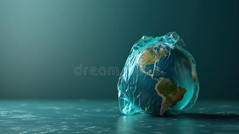 Plastic Planet: a Powerful Environmental Message in a Bag Stock ...