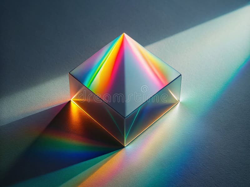 Stunning Industrial Gray Gradient Flat Lay Exploring Prismatic Light ...