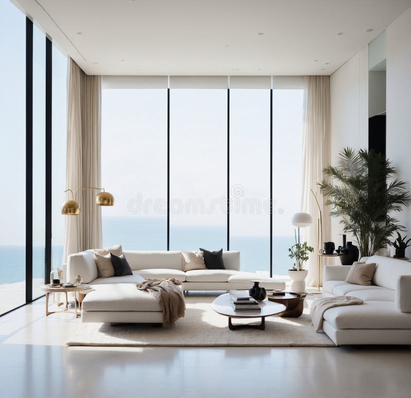 A Stunning, Modern Interior Design with Sleek Lines and a Minimalist ...