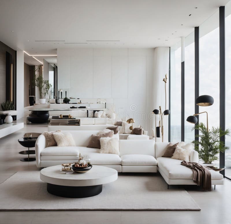 A Stunning, Modern Interior Design with Sleek Lines and a Minimalist ...