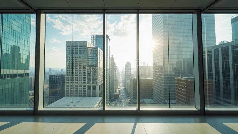 Stunning Interior View of a Modern Office Space with 59 Windows a ...