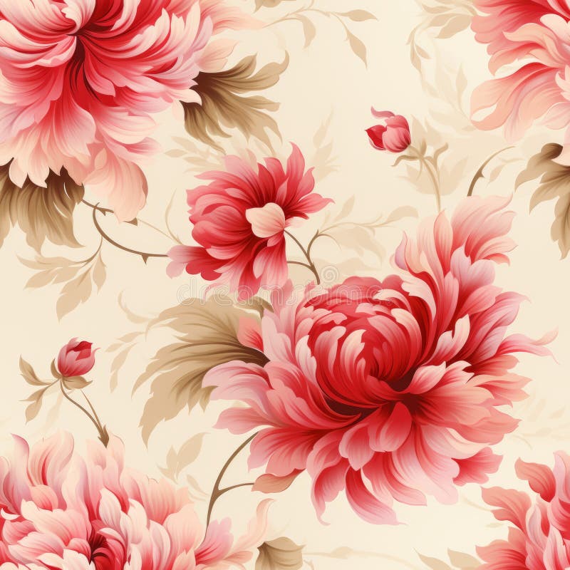 Stunning and Intricate Seamless Floral Pattern for Fabric Background ...