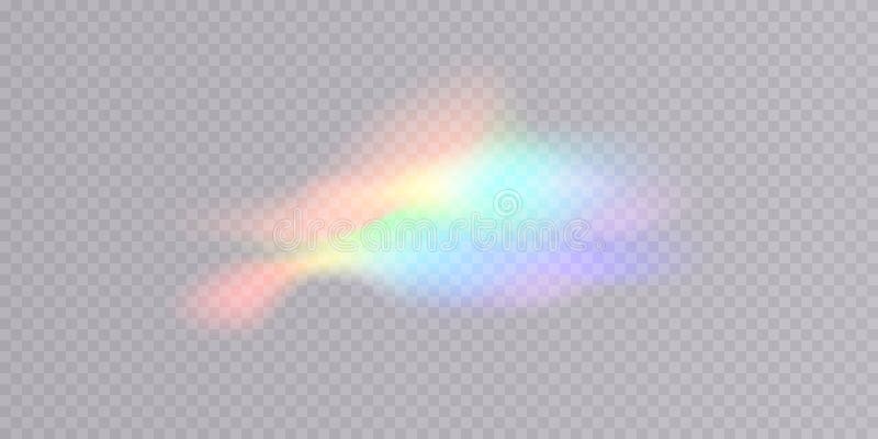 Stunning Iridescent Light Effect on a Transparent Background, Perfect ...