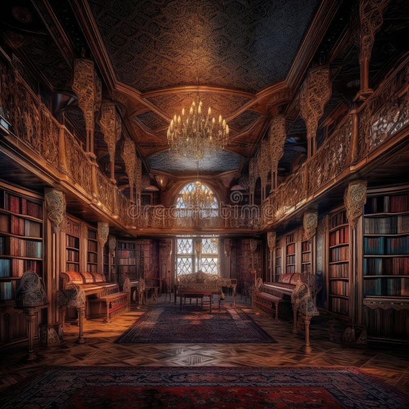 Islamic Library Stock Illustrations – 1,149 Islamic Library Stock ...