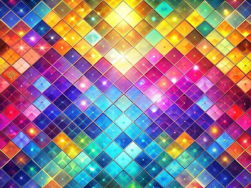 Stunning 4K Abstract Geometric Square Grid Pattern Background for ...