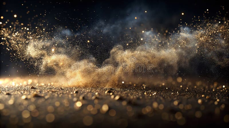 Stunning 4K Black Background Overlay Featuring Floating Dust Particles ...
