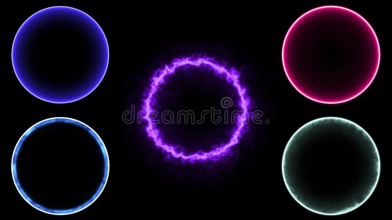 4K Circle Animations Different Styles for Display Objects, Logos ...