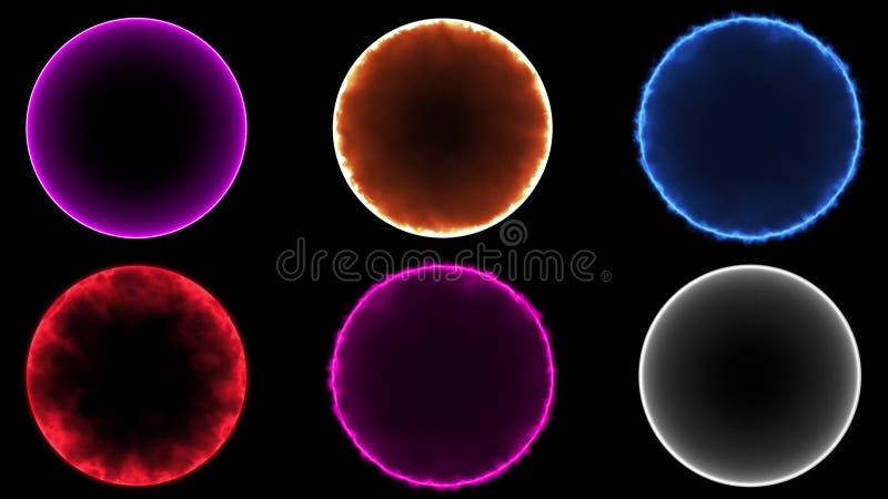 4K Circle Animations Different Styles for Display Objects, Logos ...