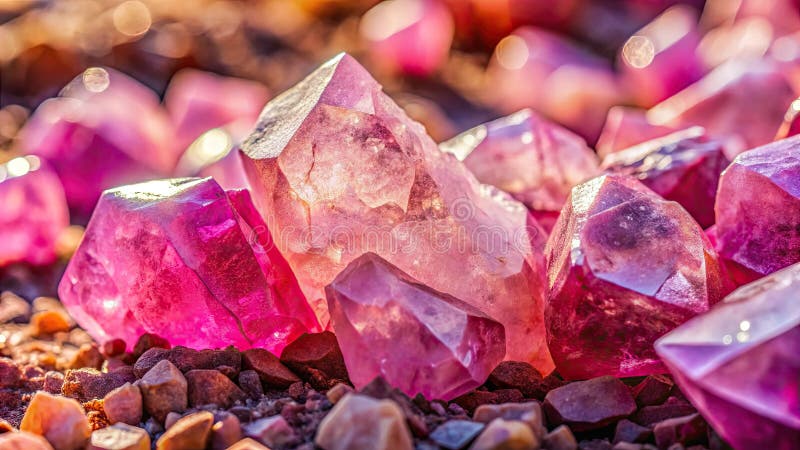 Stunning 8K Namibian Rose Quartz Images HighQuality Textures Patterns ...