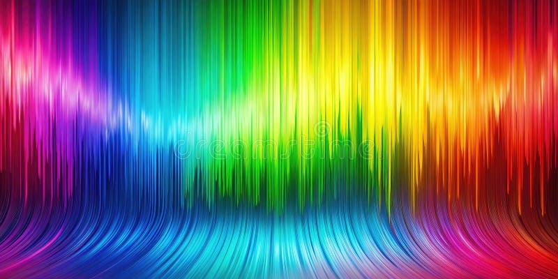 Stunning 16K Psychedelic Rainbow Glitch Wallpaper Vibrant Moire ...
