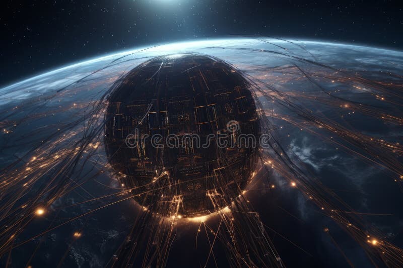 Stunning 8K Space-Based Cloud Storage Network with Cinematic Sci-Fi ...