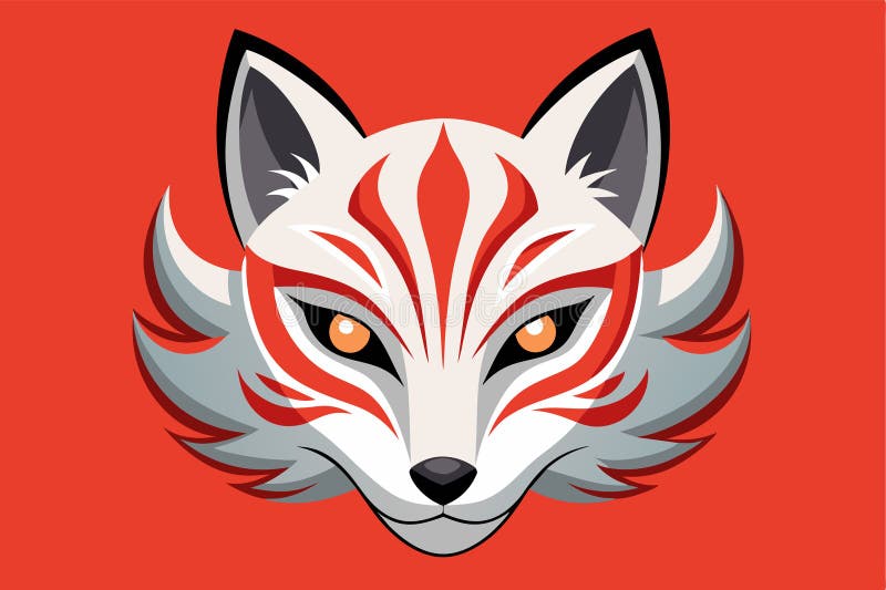This Stunning Kitsune Mask Boasts Intricate Patterns and Vibrant Colors ...