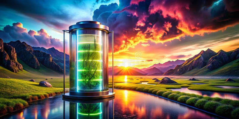 Stunning Landscape Photography Featuring Full and Empty Battery Charge ...