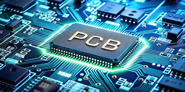 Stunning Light Blue PCB Texture Background a Modern and Elegant Tech ...