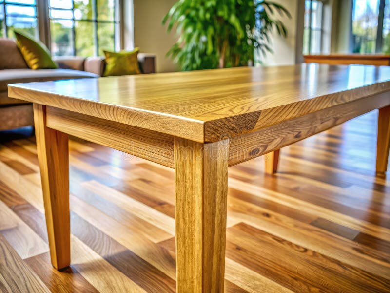 A Stunning Light Oak Dining Table Perfect for a Modern or Rustic Home ...