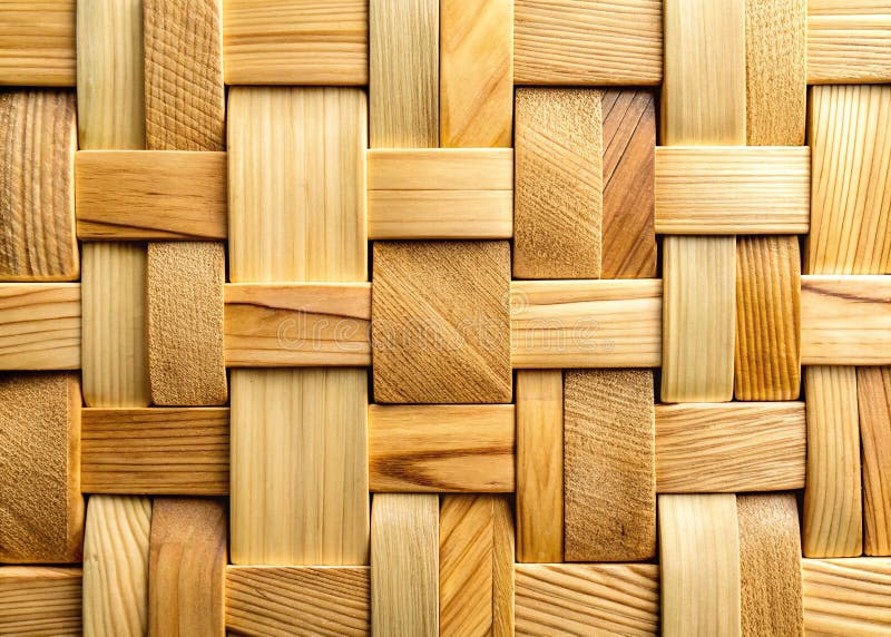 Stunning Light Wood Woven Block Pattern a Seamless Texture for Interior ...