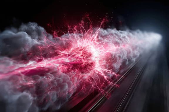 Stunning Lightning Explosion Creates Dramatic Visual Effects in Dark ...