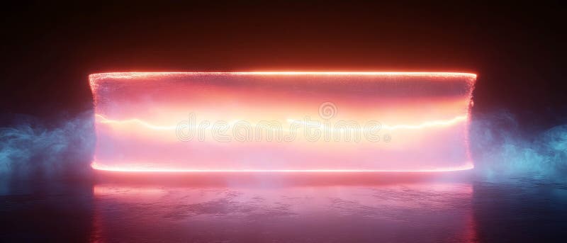 Stunning Lightning Frame with Vibrant Colors and Three-dimensional ...