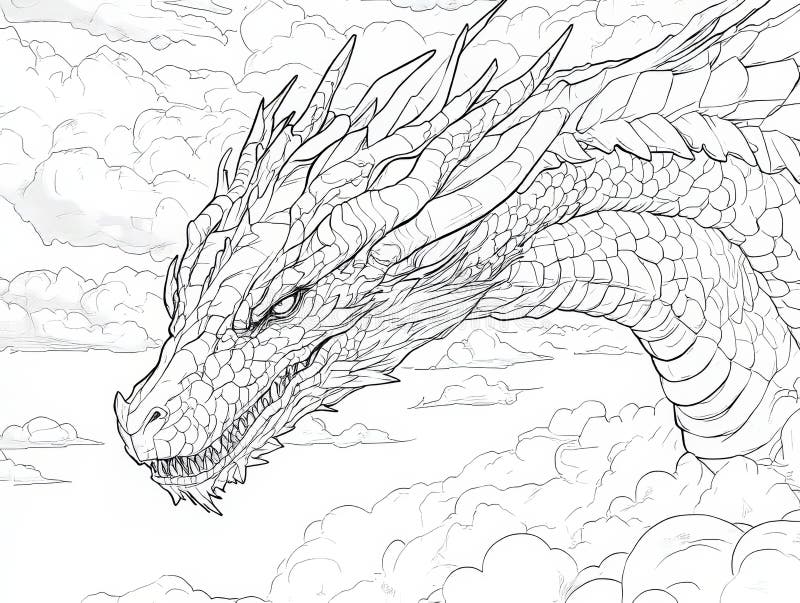 A Stunning Line Art Illustration Created for Creative Expression and ...