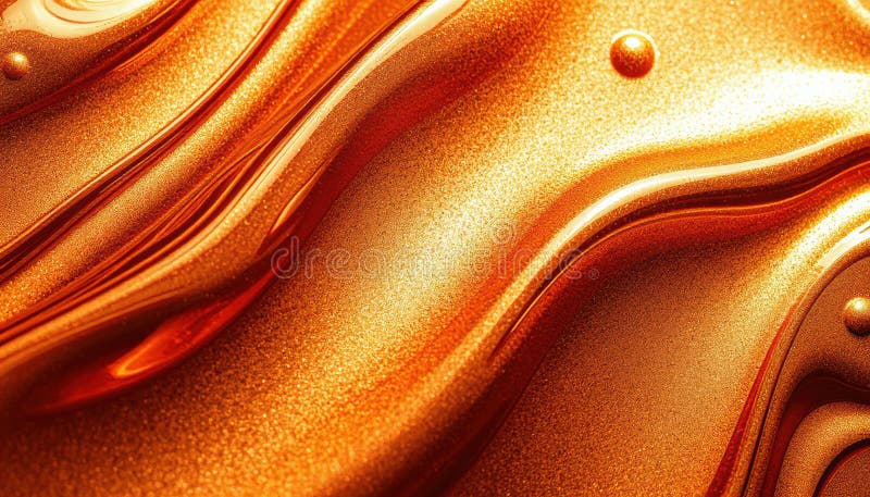 Stunning Liquid Copper Background with Shimmering Waves and Textures ...