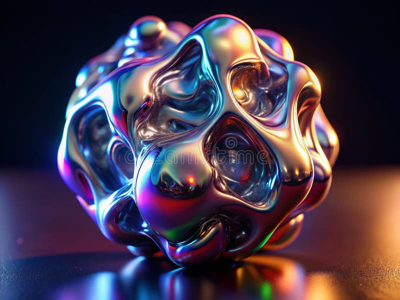 Stunning Liquid Metal Morphing Animation UltraDetailed 3D Abstract ...