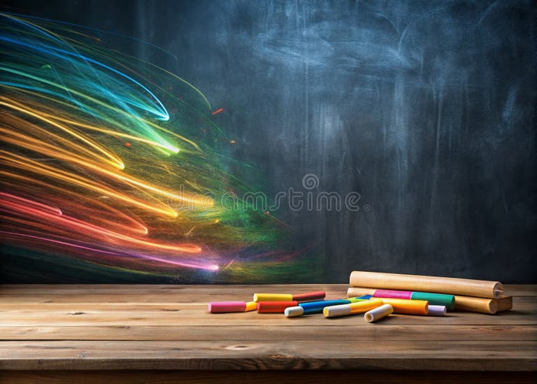 Stunning Long Exposure Chalkboard Text Effect a Captivating Visual for ...