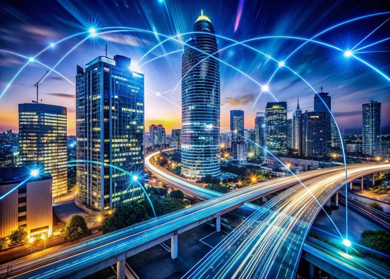 A Stunning Long Exposure Depicts the Interconnected Digital ...